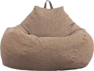 Dioche Gro&szlig;er Sitzsack-Stuhlbezug, Weich, Langlebig, Einfaches Design, f&uuml;r Innenliegen, Sofas, Ersatzbezug f&uuml;r Erwachsene, Wohnzimmer, Schlafzimmer, Stoffmat