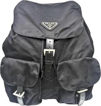 Prada unisex, Pre-owned, Noir, Taille: ONE Size Sac &agrave; dos Vintage Pre-owned