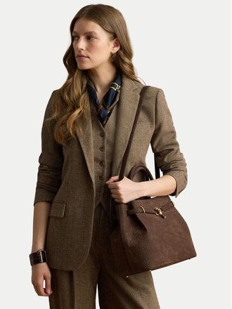 Lauren Ralph Lauren Handtasche 431P18464003 Dunkelbraun