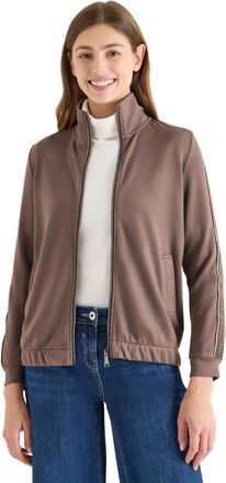 Cecil Jacke mit Tape urban Taupe XXL