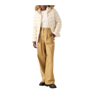 Jott Jott, Femme, Vestes, Blanc, Taille: 40 FR Luxe Laquee Parka