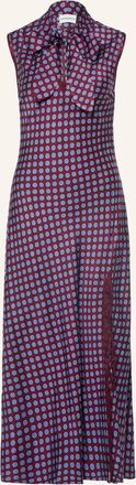 Claudie Pierlot Claudie Pierlot Schluppenkleid Aus Satin Mit Spitze rot