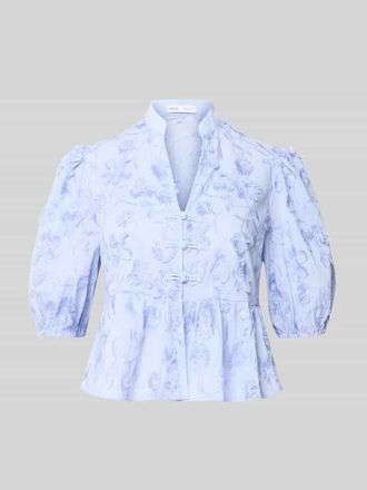 Mango Regular Fit Bluse mit Stitchings Modell CAPUCHIN