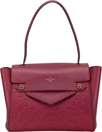 Louis Vuitton Sac &agrave; main Pre-owned Capucines Mini Monogram Empreinte - Femme - Pre-owned - Rouge - Taille: ONE Size