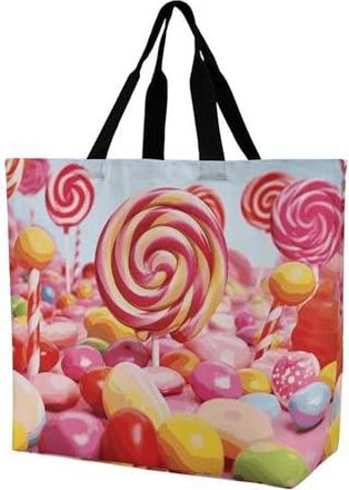 Generic Bonbons Sucr&eacute;s Sac Fourre-Tout L&eacute;ger Sacs Pliable Sac Cabas Pour Shopping Voyage Quotidienne