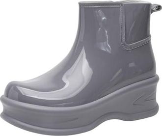 Generic Bottes en caoutchouc pour femme avec fond &eacute;pais - Faciles &agrave; nettoyer - Durabilit&eacute; accrue - Imperm&eacute;ables - Faciles &agrave; mettre et &agrave; enlever - Bottes de pl