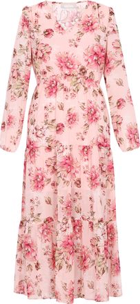 Usha Kleid Frauen hellrosa mehrfarbig