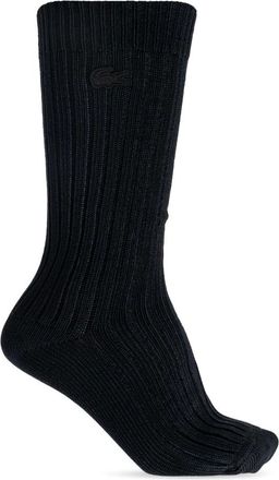 Lacoste Femme, Sous-vêtements, Noir, Taille: XS Runway Thick Ribbed Socks