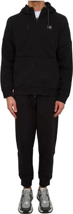 Emporio Armani Emporio Armani Ea7, Homme, Sport, Noir, Taille: 3XL Surv&ecirc;tement en m&eacute;lange de coton