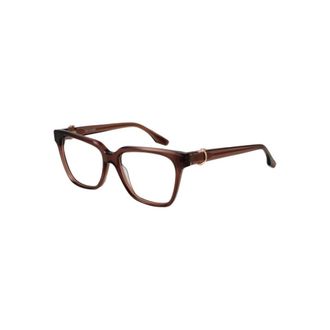 Trussardi Femme, Accessoires, Brun, Taille: ONE Size Monture de Lunettes Rectangulaires Sophistiqu&eacute;es