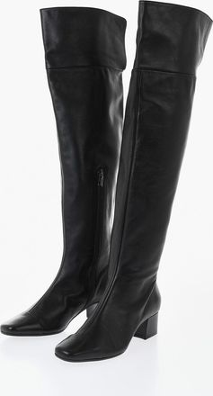 Carel Stiefel BRIGITTE aus Leder mit quadratischer Spitze, Absatz 4,5 cm Carel Paris