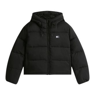 Tommy Jeans TJW Kapuzen-Pufferjacke - - Jackets - Damen - Schwarzk - M