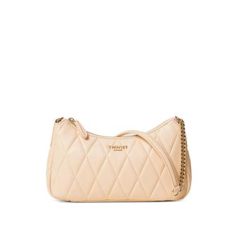 Twinset Gesteppte Schultertasche - - Bags - Damen - Beige - ONE SIZE