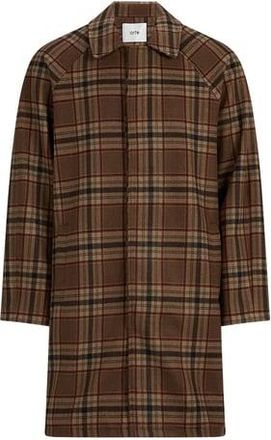 Arte Manteau mi-long ample &agrave; carreaux