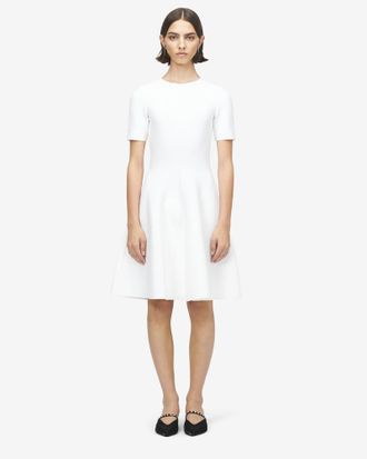 Alexander McQueen Strickkleid Midi-L&auml;nge - Item 843509Q1BEY9004