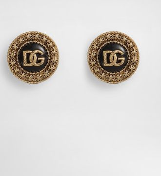 Dolce & Gabbana Ohrclips Like A Virgin - Frau Bijoux Gold Metall Onesize