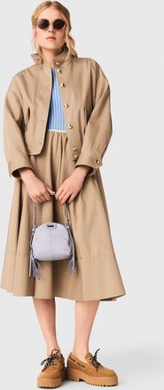 Maje Bomberjacke Aus Baumwolle - Beige - Maje