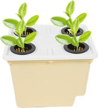 Generic Hydroponischer Eimer F&uuml;r Hydroponik - Entw&auml;sserung Gartenbedarf,Hydroponische Z&uuml;chteimer,F&uuml;r Fensterbank Innen Und Au&szlig;en Balkon Gew&auml;chshaus Tomaten Gu