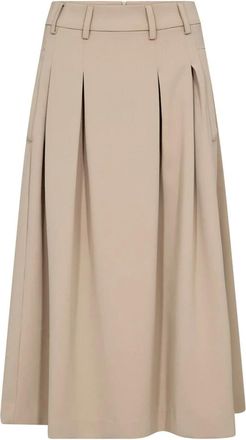 Co'Couture Femme, Jupes, Beige, Taille: 36 FR Midi Skirts