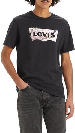 Levi's Homme Graphic Crewneck Tee, Tropical Batwing Caviar, S
