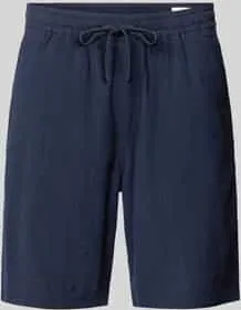 s.Oliver Red Label Relaxed Fit Stoffshorts aus reiner Baumwolle