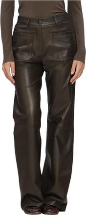 Ibana Pandy Lederhose - - Trousers - Damen - Braun - XL