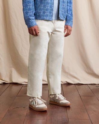 Faguo Pantalon chino &eacute;cru