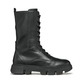 Geox Schwarze Damen Stiefeletten - - Shoes - Damen - Schwarzk - 36 EU