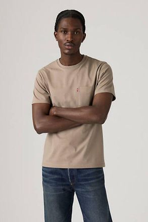 Levi's T Shirt À Poche Classic - Homme - Blanc / Ungi Jersey - S