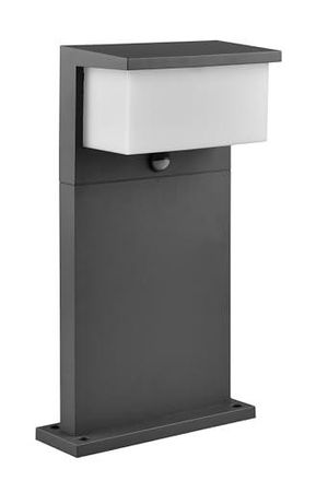 Trio Trio Leuchten LED Éclairage dextérieur Nestos 540969142, aluminium moulé sous pression anthracite, abat-jour en plastique blanc, avec LED 13 watts, dé