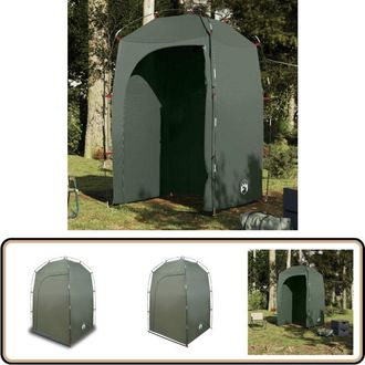 vidaXL Duschzelt Olivgr&uuml;n Wasserfest - Vidaxl