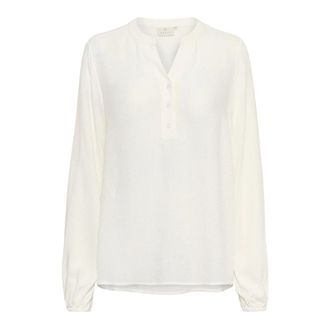 Kaffe Kreide V-Ausschnitt Bluse Kamathilde Stil - - Blouses & Shirts - Damen - Wei&szlig; - XS