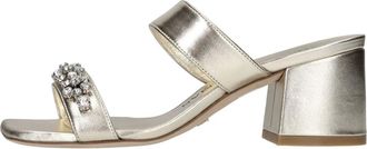 Stuart Weitzman Femme, Chaussures, Jaune, Taille: 36 1/2 EU Crystal Fleur 60