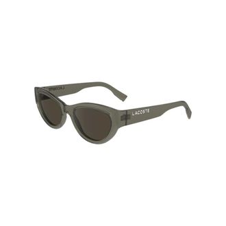 Lacoste Femme, Accessoires, Brun, Taille: ONE Size Lunettes de soleil &agrave; monture inject&eacute;e avec verres d&eacute;grad&eacute;s