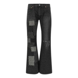 Junya Watanabe Jean Patchwork - Femme - Jeans - Noir - Taille: 40 FR