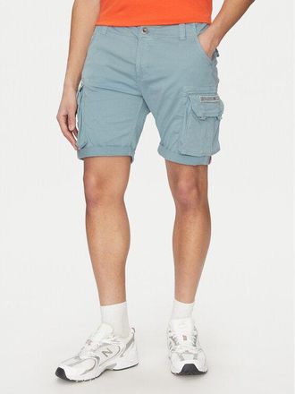 Alpha Industries Alpha Industries Stoffshorts Crew 176203 Blau Slim Fit