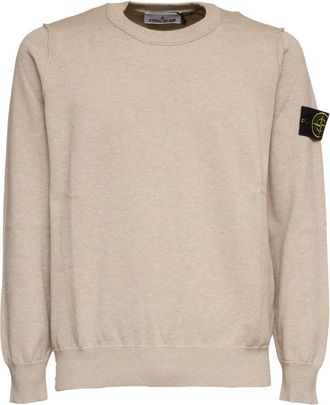 Stone Island Homme, Pulls, Beige, Taille: M Pull ras du cou