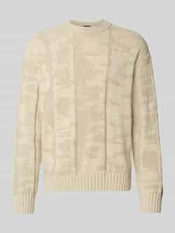 Boss Orange by Hugo Boss Regular Fit Strickpullover aus Baumwoll-Mix Modell KIRESO