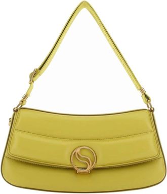 Stella McCartney Femme, Sacs, Vert, Taille: ONE Size S-Wave Padded Shoulder Bag