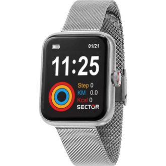 Sector Smart S-03 Digital Mesh Uhr - - Accessories - Herren - Grau - ONE SIZE