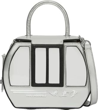 Karl Lagerfeld Ikon Gondola Top Handle - Femme - Sacs - Gris - Taille: ONE Size