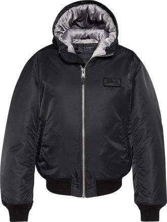 Schott NYC Bombers Kapuzenjacke Schott Ma1Guardrs, Schwarz, Schwarz, S