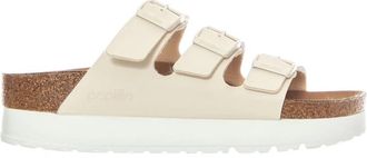 Birkenstock Femme, Chaussures, Beige, Taille: 37 EU Florida III Platform Narrow Fit