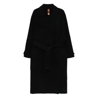 Glox Belted Patch-pocket Coat