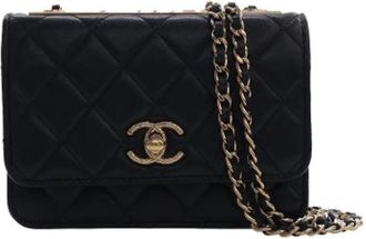 Chanel Pre-owned Wallet on Chain - Femme - Pre-owned - Noir - Taille: ONE Size