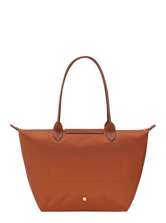 Longchamp Womens Tote Bag Le Pliage Original Beige Polyamide Shoulder
