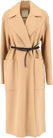 Sportmax Femme, Manteaux, Brun, Taille: 34 FR Abate Coat