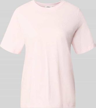 s.Oliver Red Label Regular Fit T-Shirt aus reiner Baumwolle