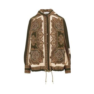 Zimmermann Chemise &agrave; capuche Mahon - Femme - Vestes - Multicolore - Taille: 40 FR