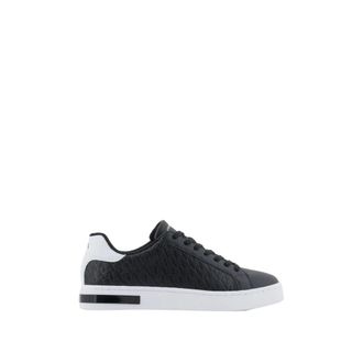 A|X Armani Exchange Homme, Chaussures, Noir, Taille: 45 EU Baskets noires et blanches pour hommes